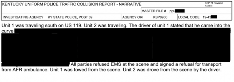 How To Read A Police Collision Report (2024)